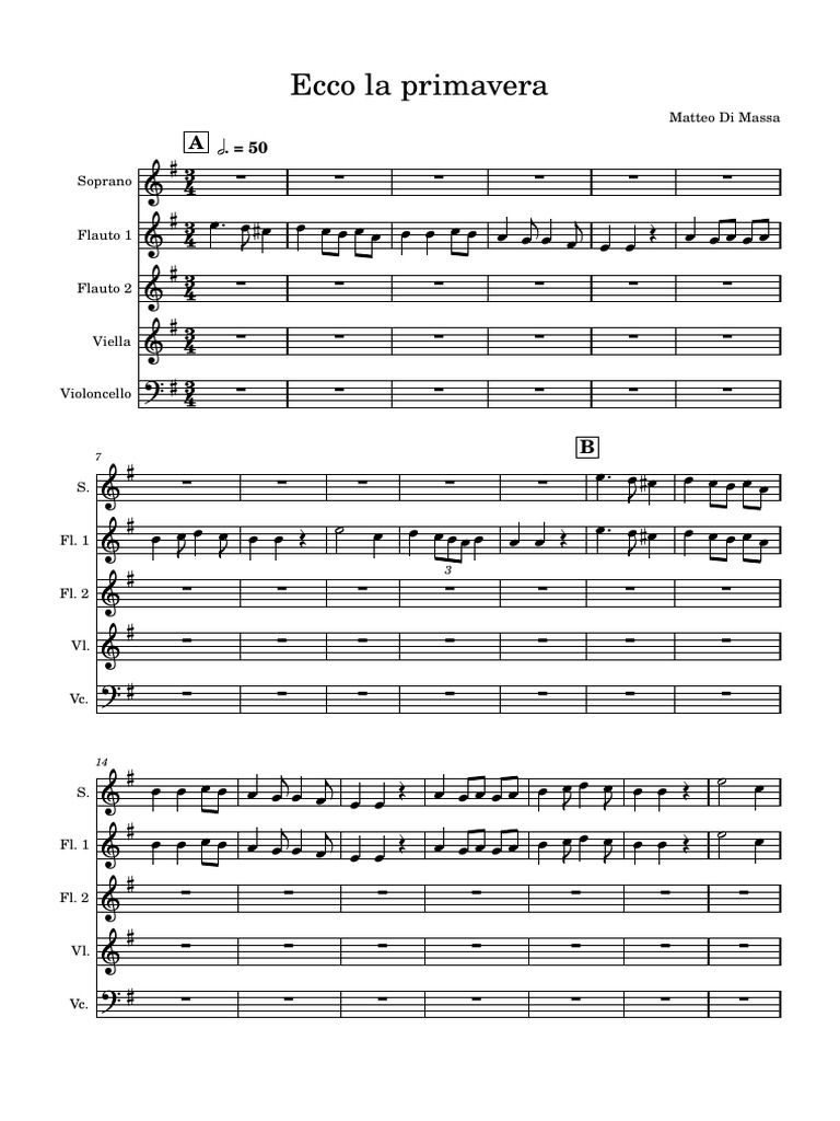 Ecco La Primavera | PDF