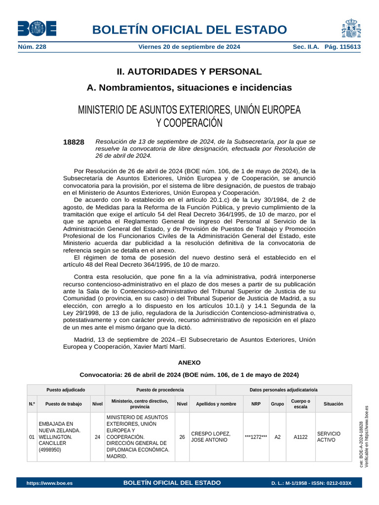 Boe A 2024 18828 | PDF