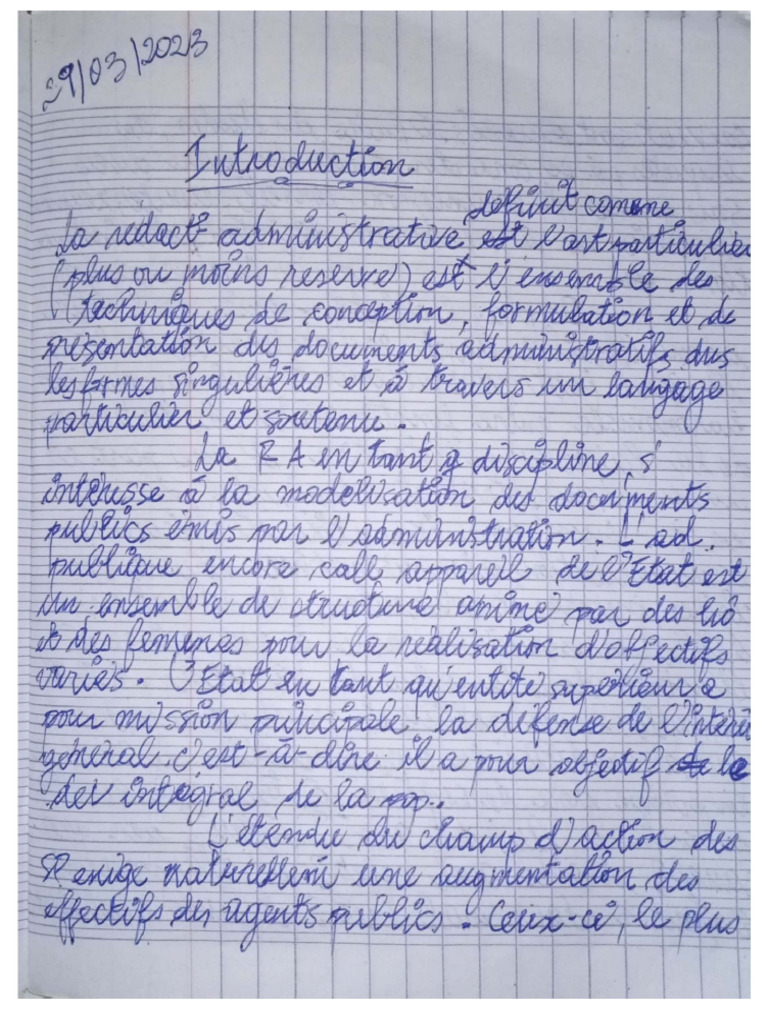 Rédaction Administrative 1 | PDF