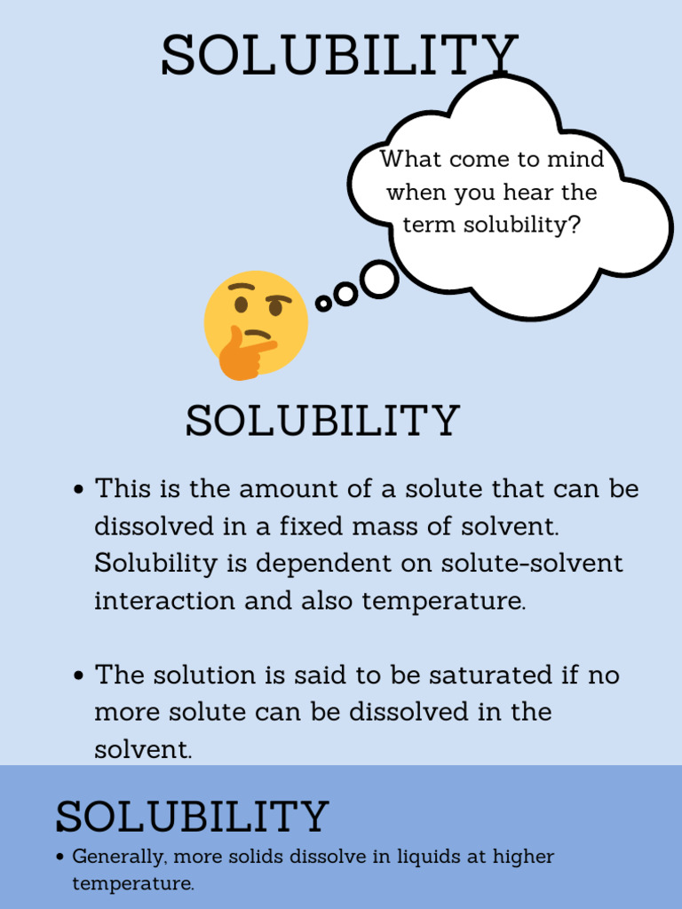 Solubility (2) | PDF