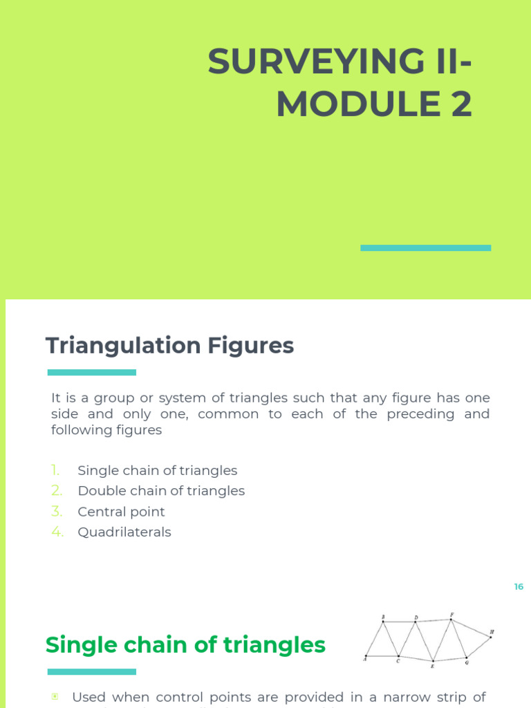 Surveying Ii - Module 2-15-22 | PDF | Surveying | Triangle