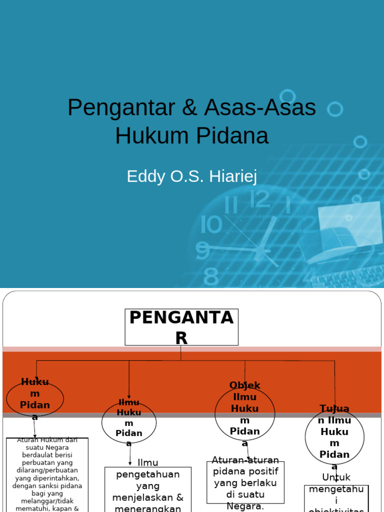 Prinsip - Prinsip Hukum Pidana (Hukum Pidana Prof Ed) | PDF