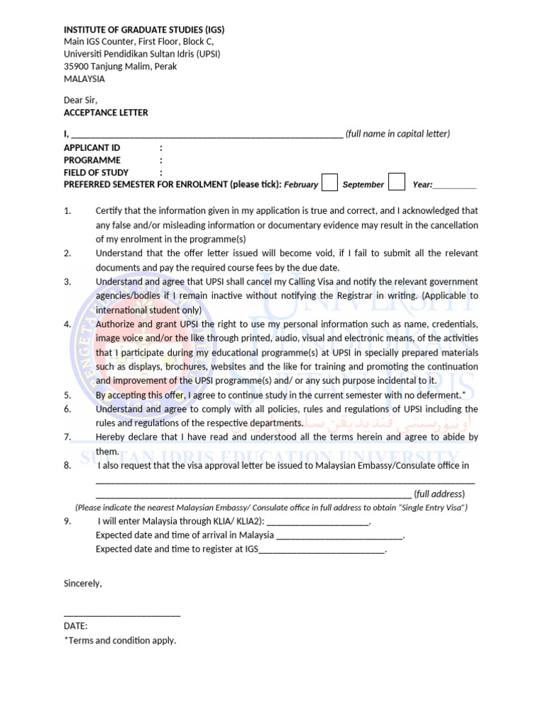 ACCEPTANCE-LETTER | PDF