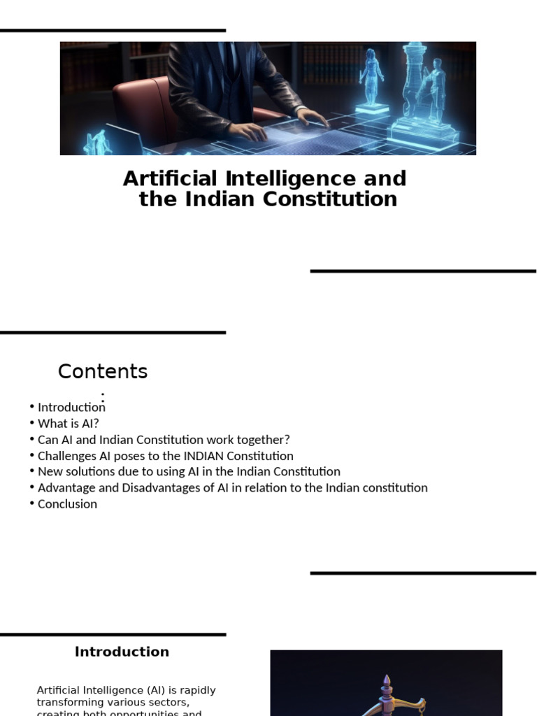 AI and Indian Constitution | PDF