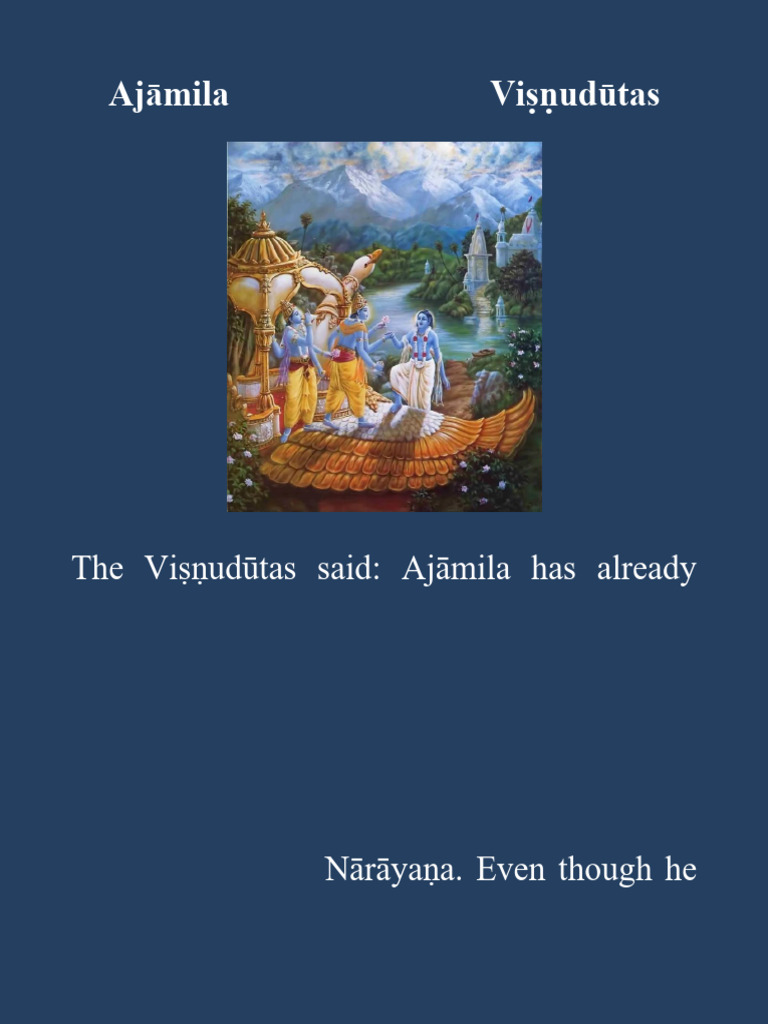 33 - Ajamila Delivered by The Visnudutas | PDF
