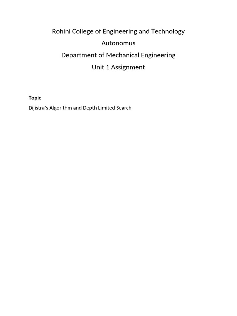 Unit 1 Assignment | PDF