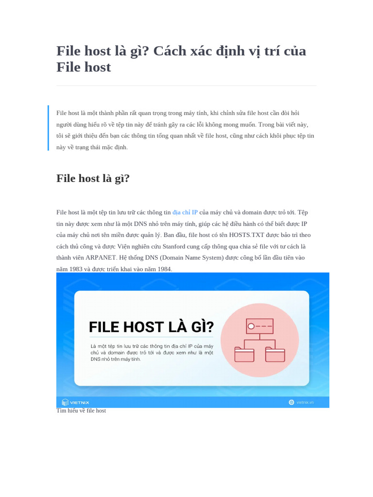 3.3 - Cấu hình tệp hosts | PDF