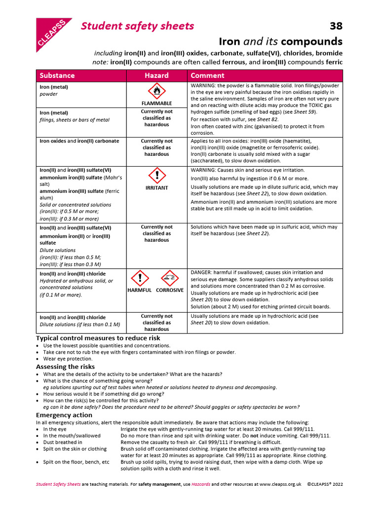 SSS038-Iron-and-its-compounds | PDF