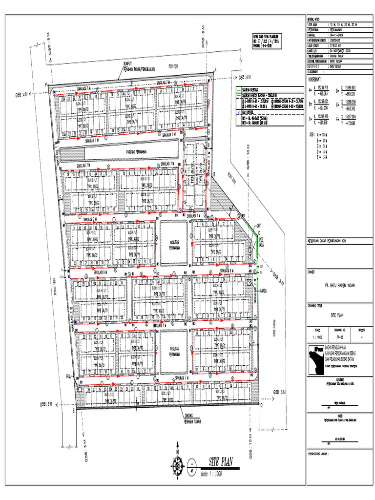 SITEPLAN_06.24_BT.BESAR R1 | PDF