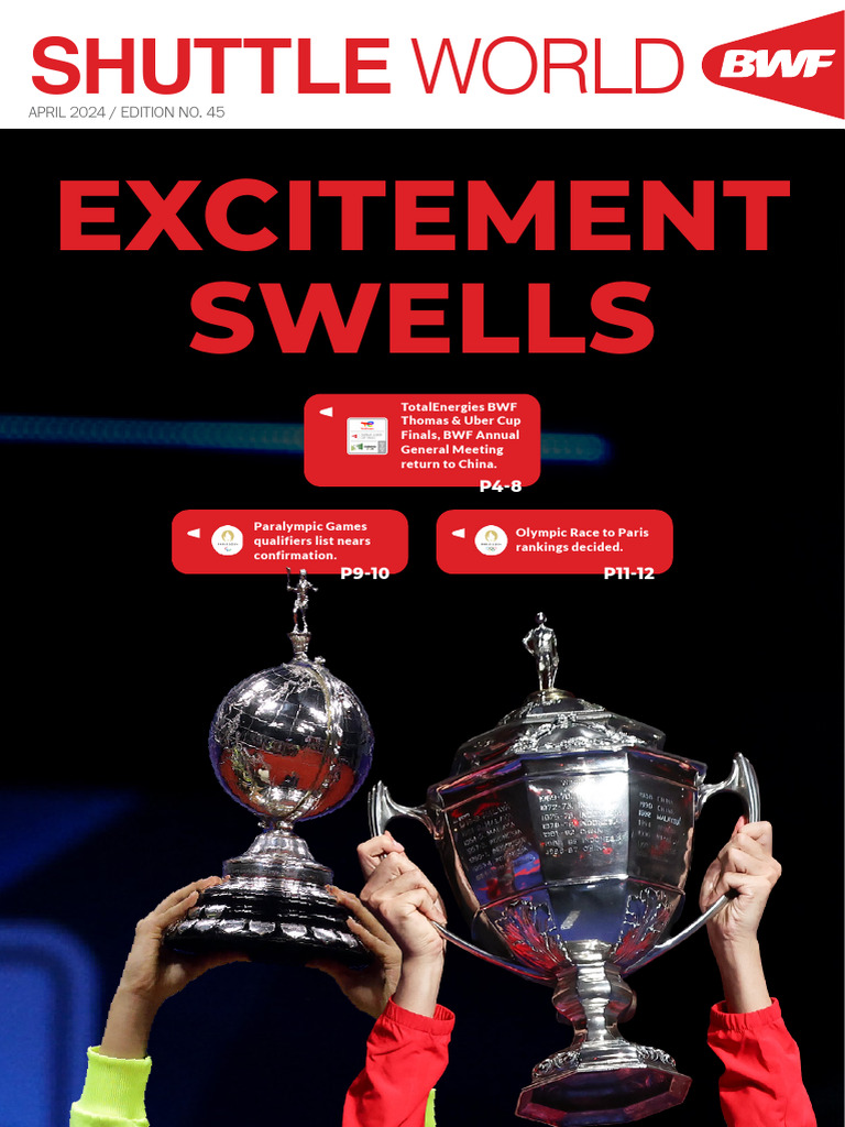 BWF Shuttle World Edition 45 | PDF