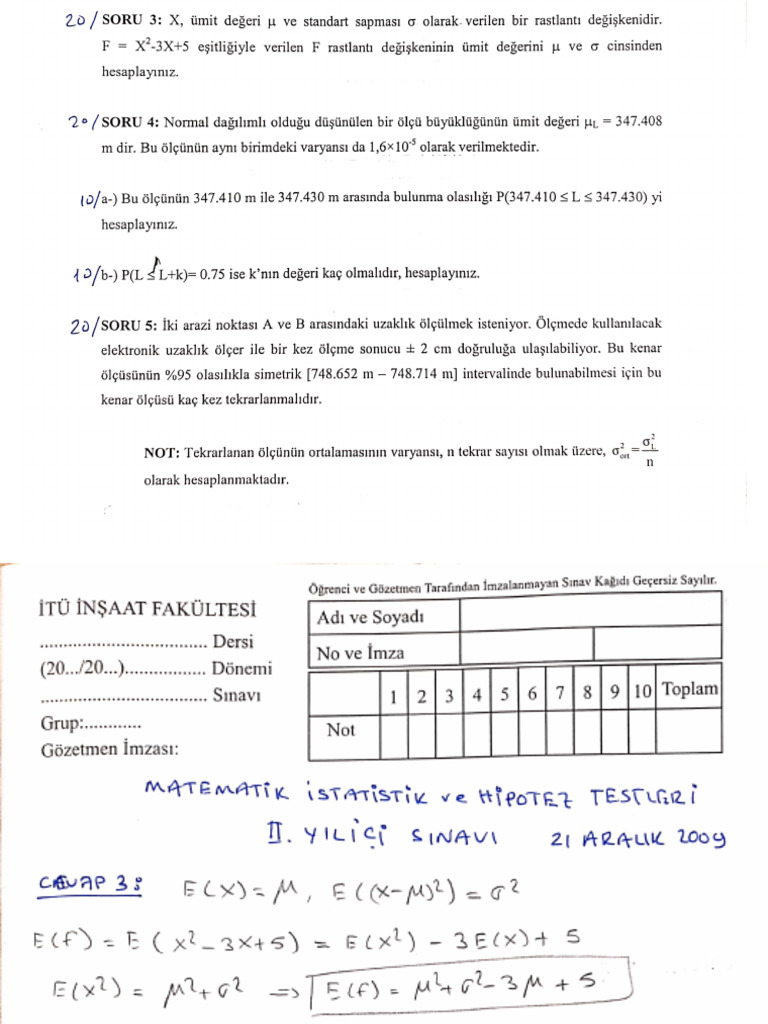Normal Dagilim Uygulama | PDF