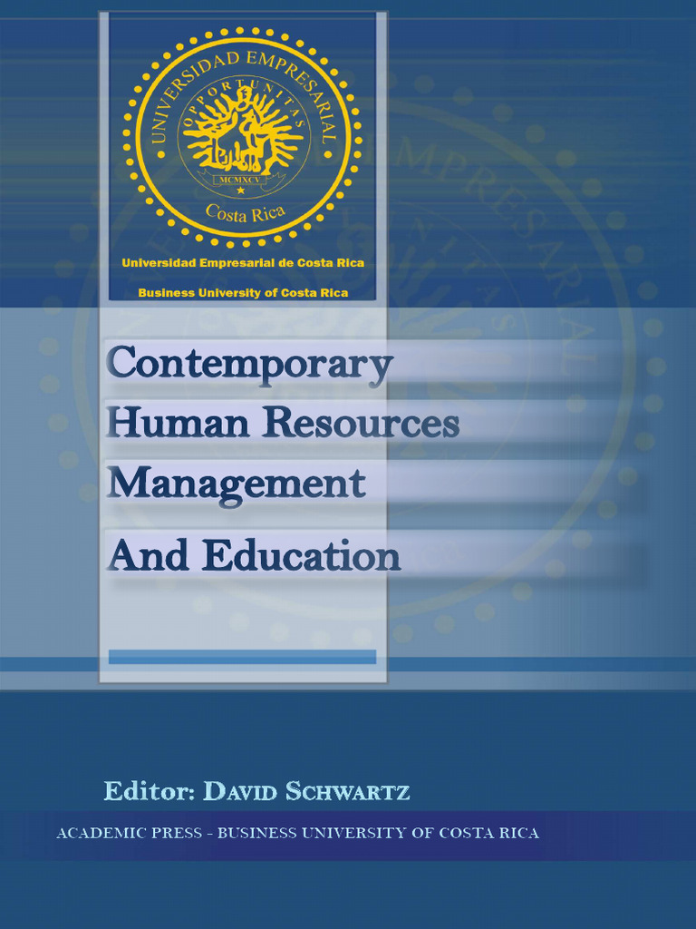 Contemporary Human Resources Management and Education | PDF