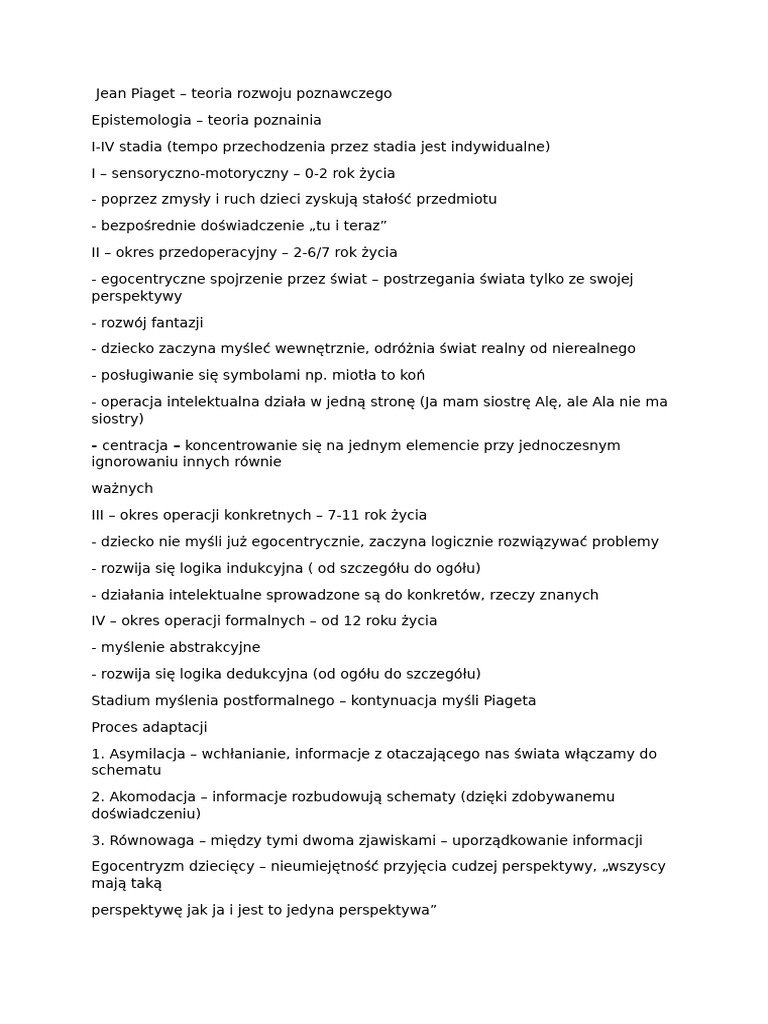Jean Piaget | PDF