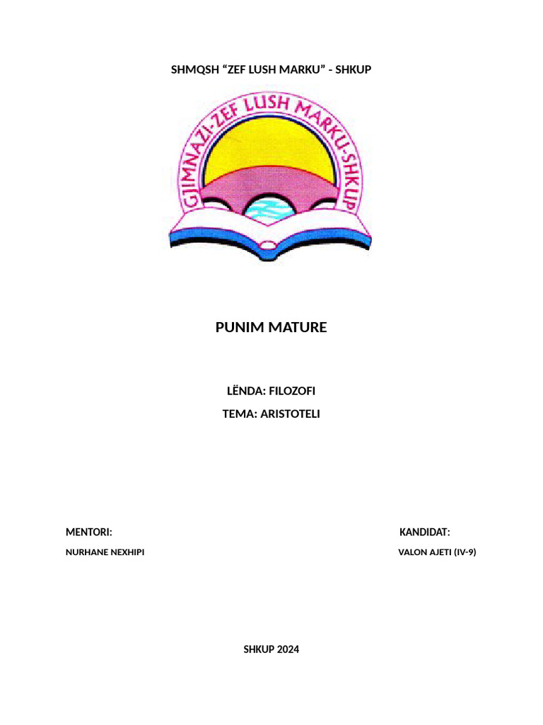 Punim Aristoteli | PDF