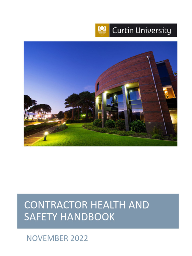 Contractor Safety Handbook | PDF