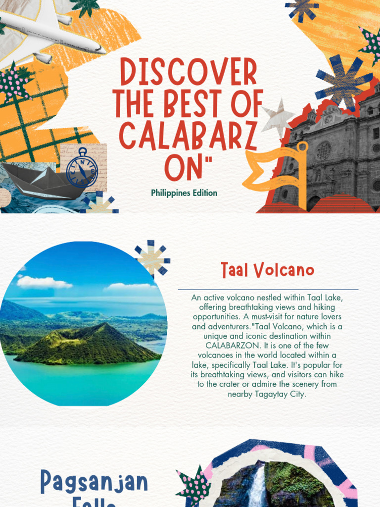 Colorful Vibrant Scrapbook Philippines Travel Presentation | PDF