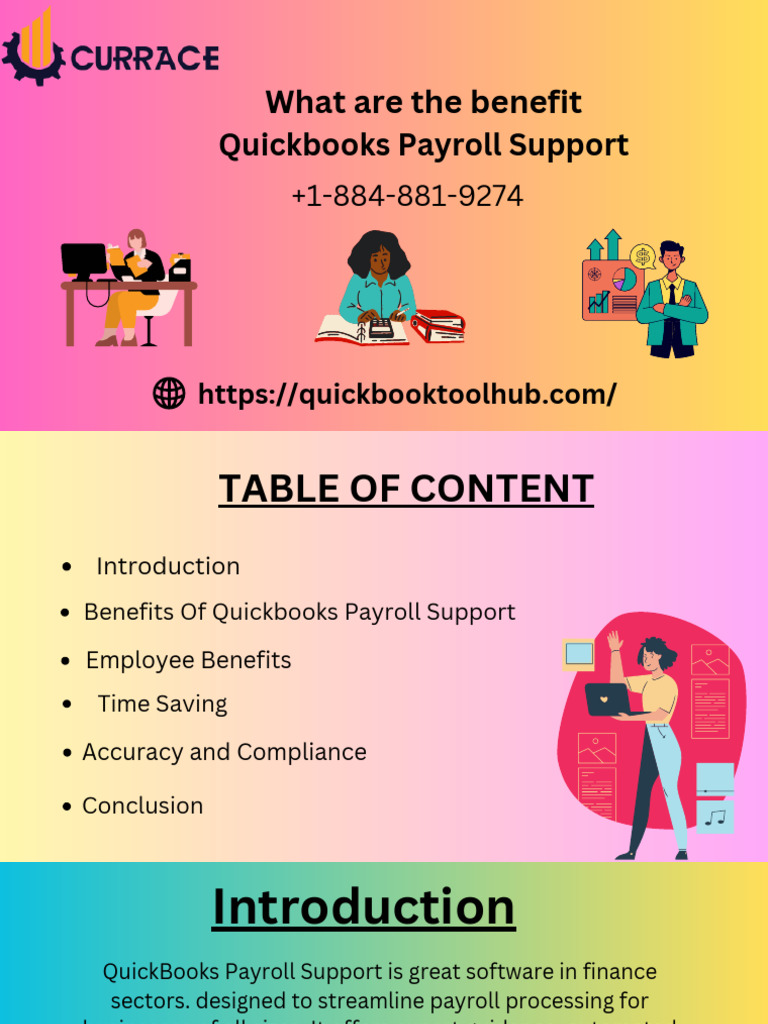 What Are The Benefit of Quickbooks Payroll Support | PDF | Payroll | Quick Books