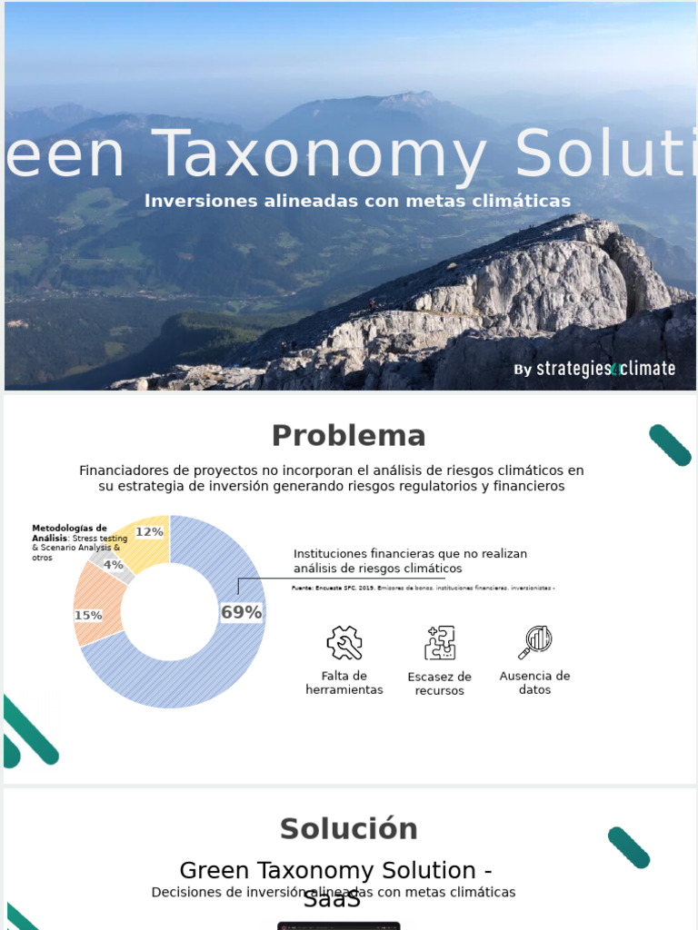 Investment Deck - Green Taxonomy Solution - V5 (Auto-Saved) | PDF