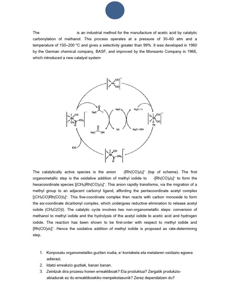 Procesos Monsanto Cativa | PDF
