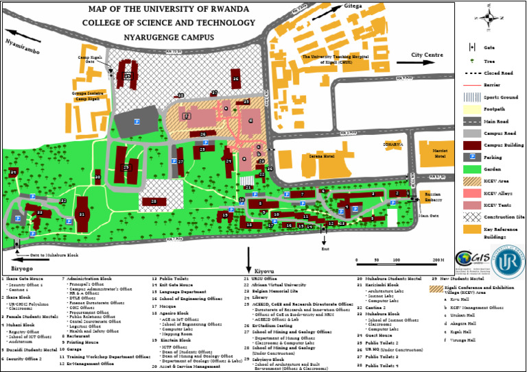 Ur Nyarugenge Campus Map Eighth Version | PDF