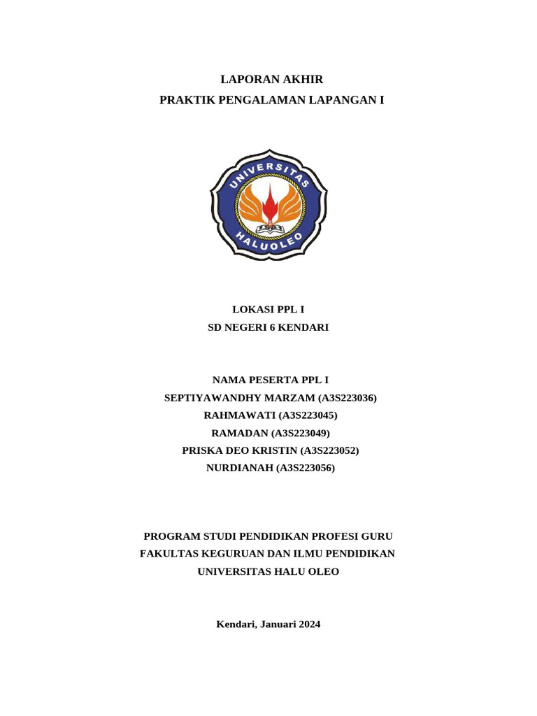 Laporan Akhir PPL 1 | PDF