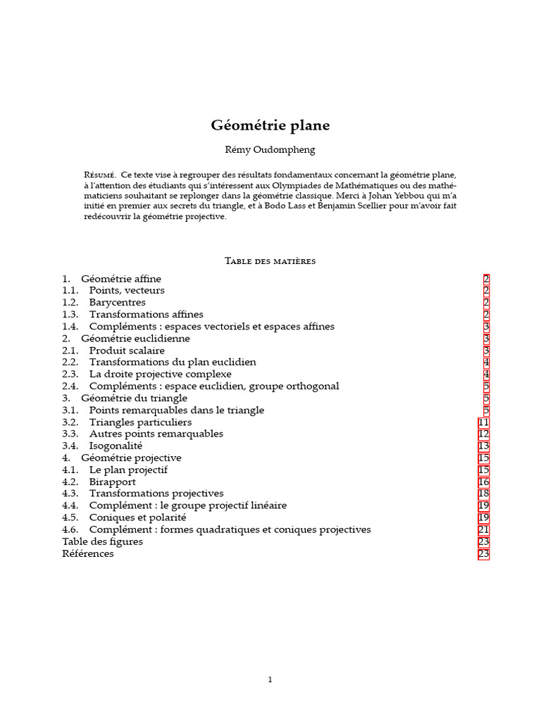 Geometrie 2 | PDF