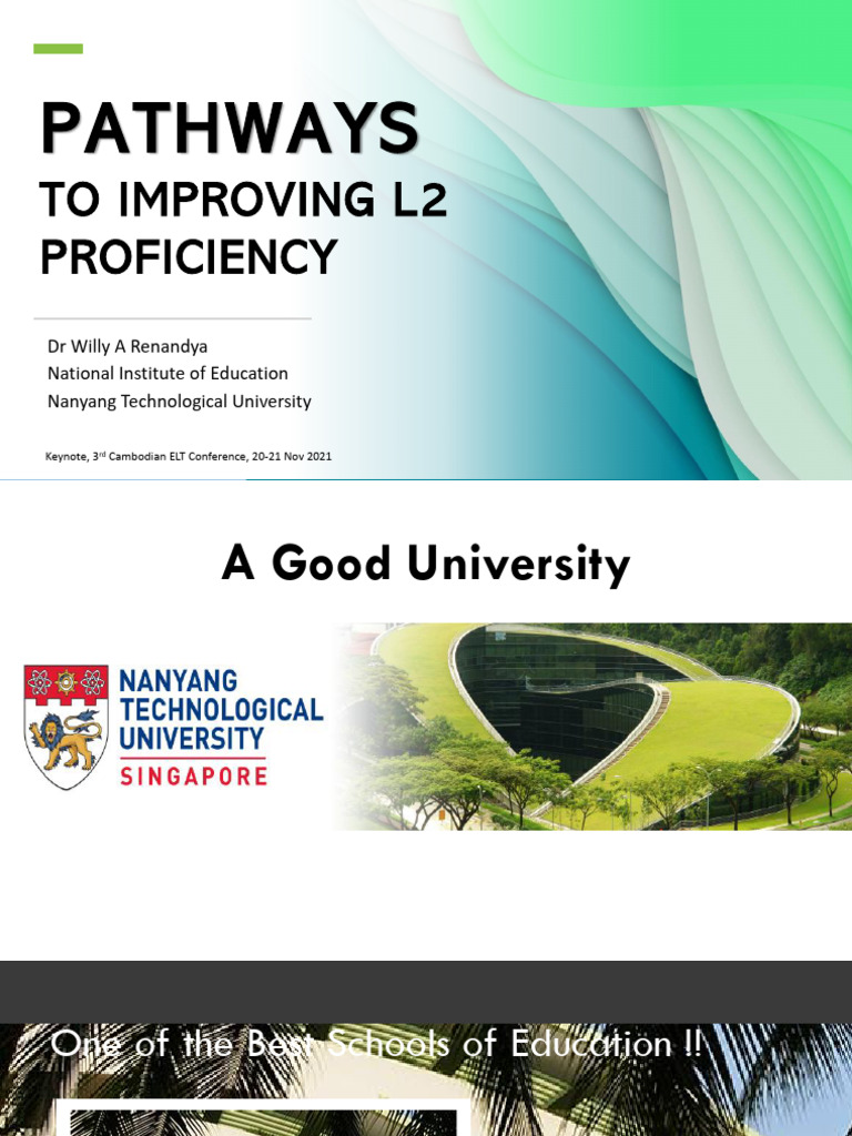 Pathways To Success in L2 Learning | PDF