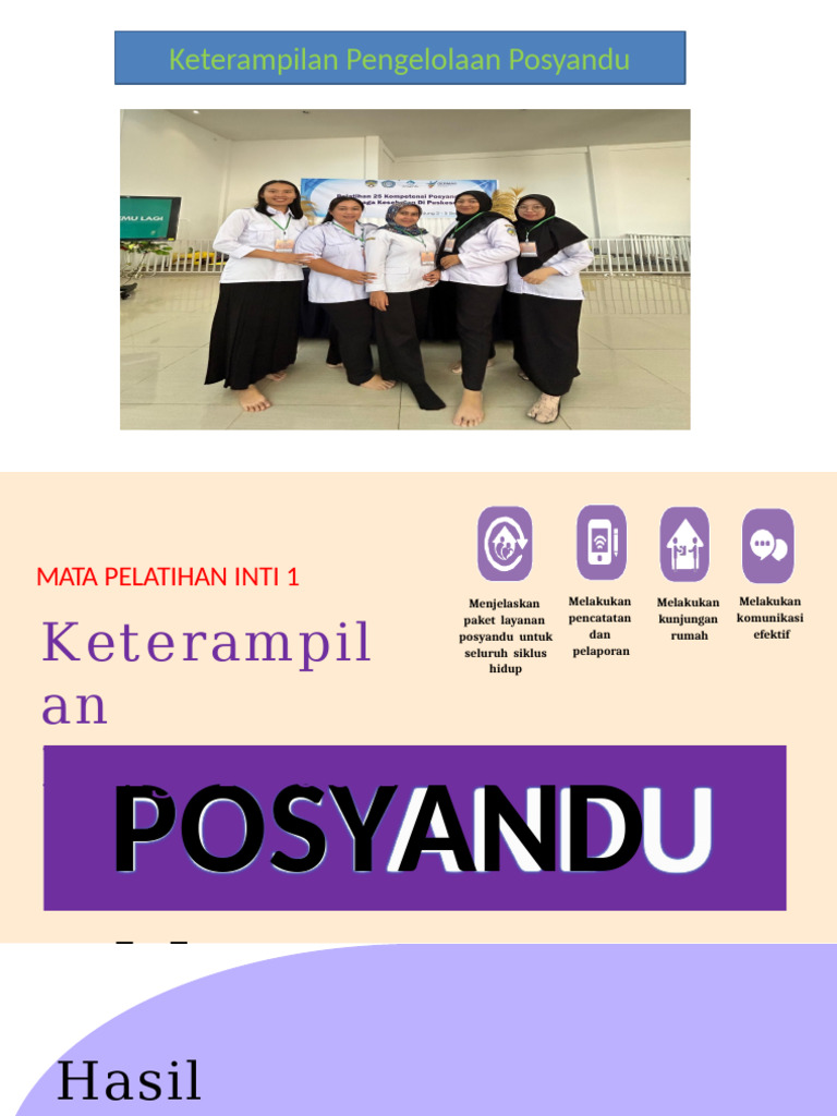 MPI 1 Pengelolaan Posyandu 2024 FIX | PDF