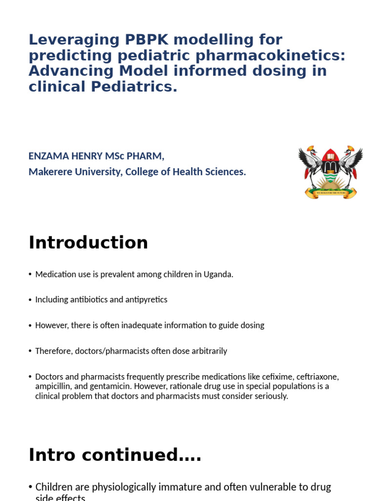 Leveraging PBPK Modelling - Henry E | PDF