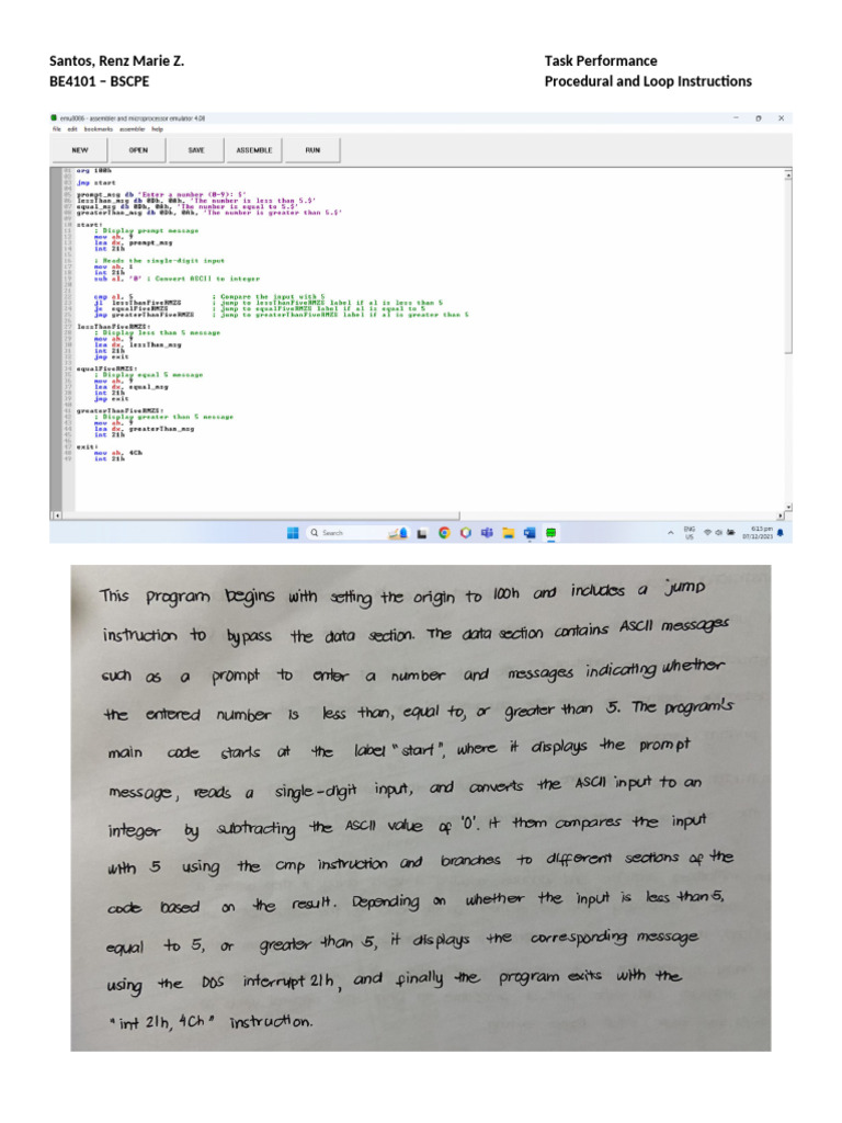 05 - Task - Performance - 1 Computer Architecture and Organization ...