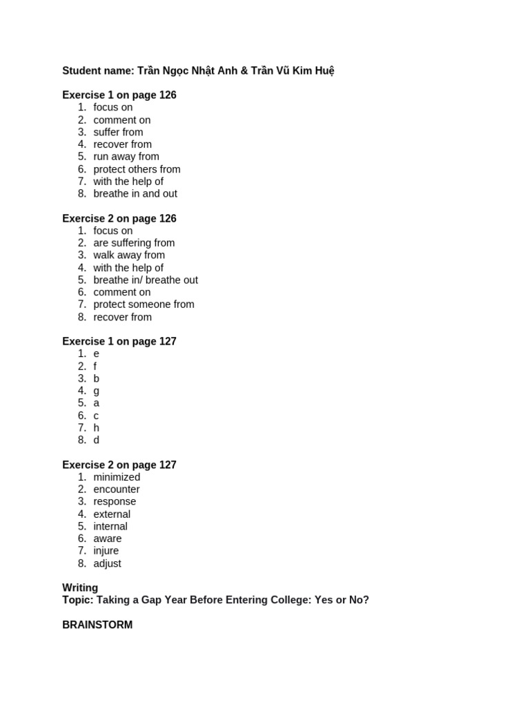 Unit 7 - Writing | PDF