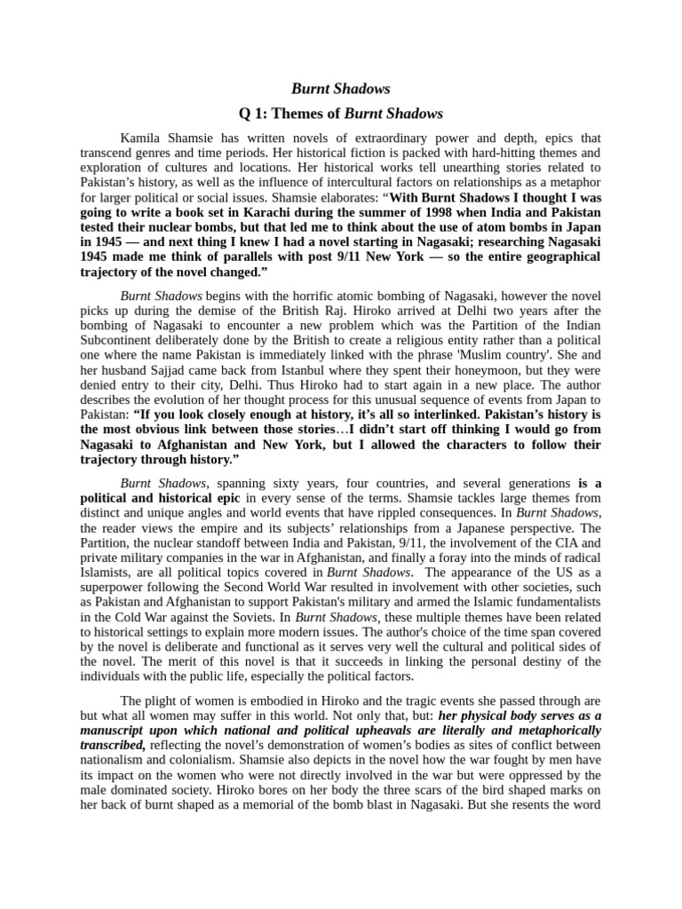 Burnt Shadows-Final-1 | PDF