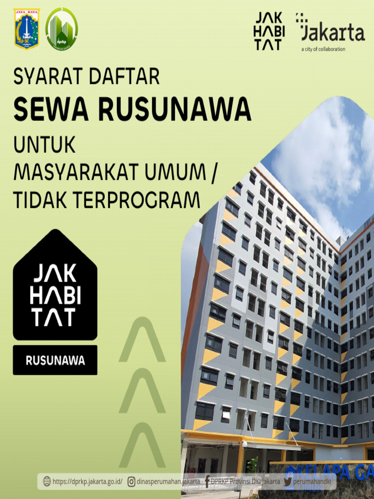 Syarat Daftar Rusunawa | PDF
