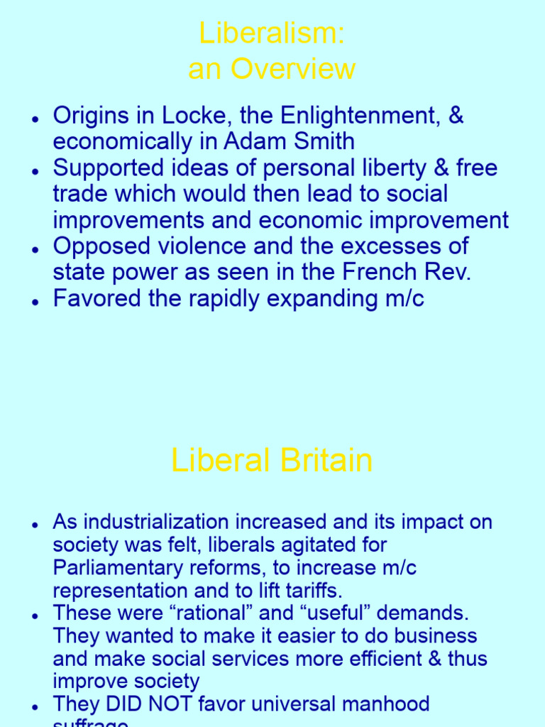Liberalism.ppt | PDF