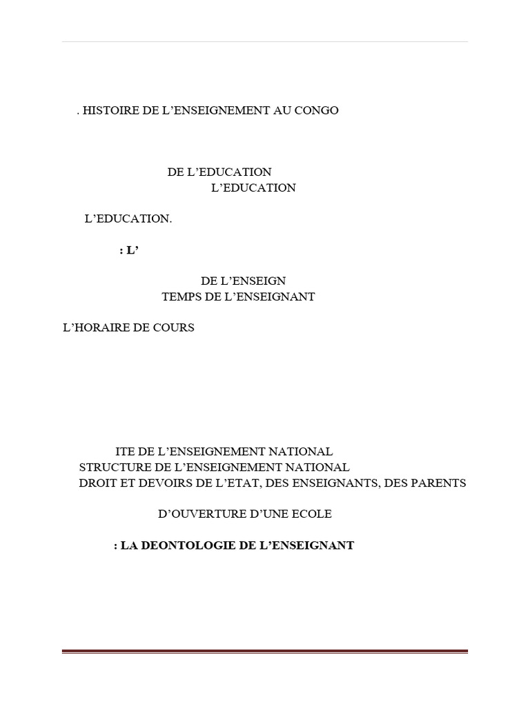Cours De La Pedagogie 4e Hp 1 Pdf