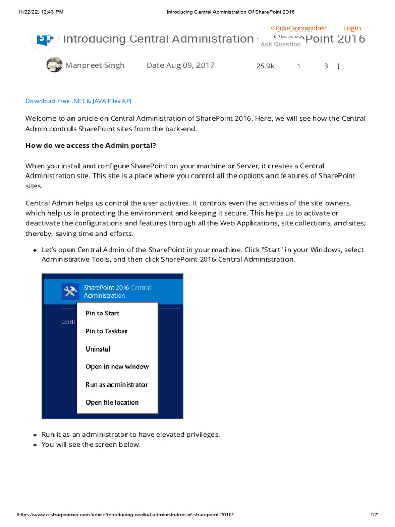 central administration overall | PDF