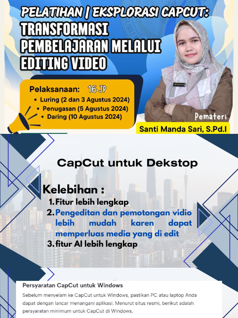 CapCut Untuk Windows | PDF | Komputer | Teknologi & Rekayasa