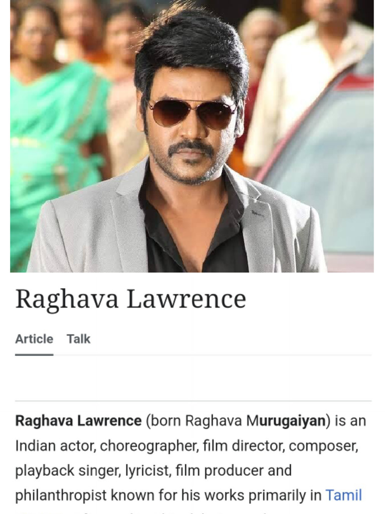Ragava Lawrence Wiki | PDF