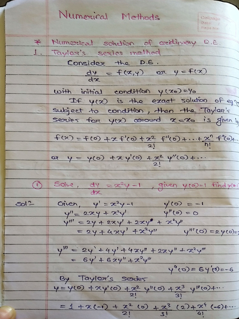 Numerical Methods (Part 1) | PDF