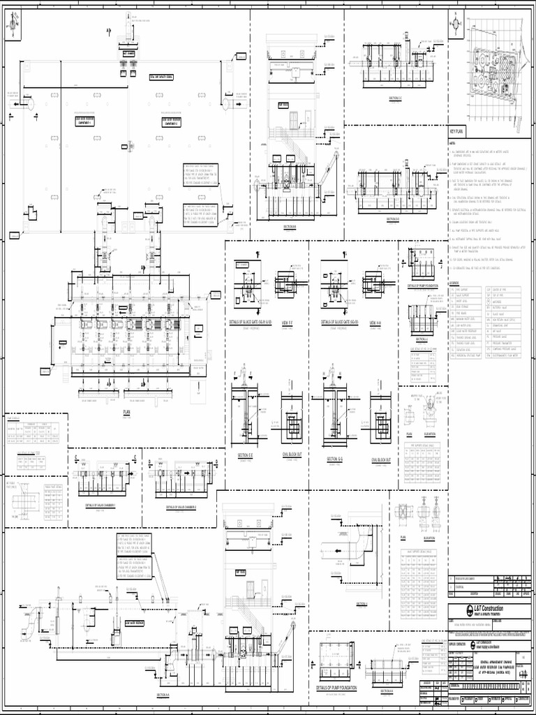 General Arrangement Drawing of CWR Cum PH at WTP - Begunia | PDF
