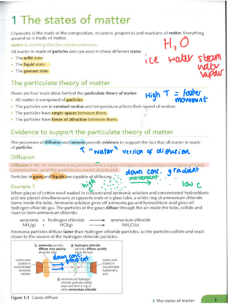 States of Matter Notes - Kathy | PDF