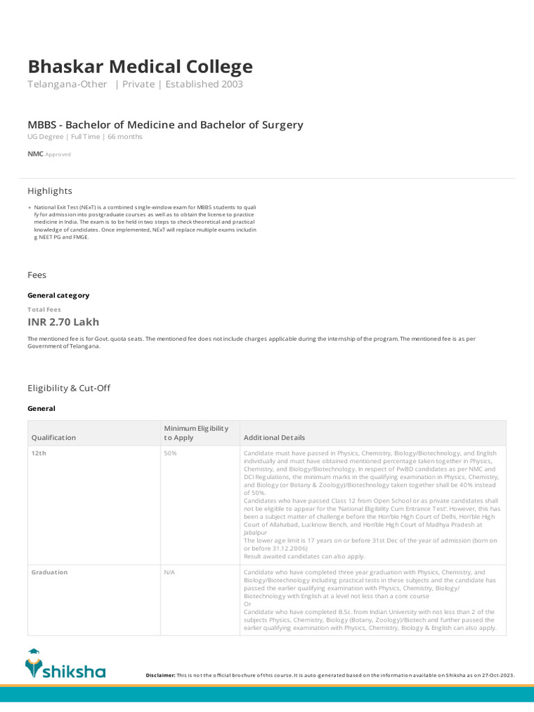 Bhaskar_Medical_College | PDF