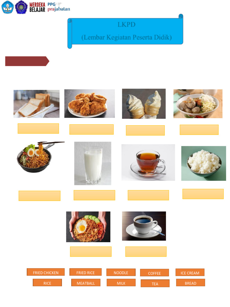 LKPD Bahasa Inggris Kelas 3 - 1 | PDF