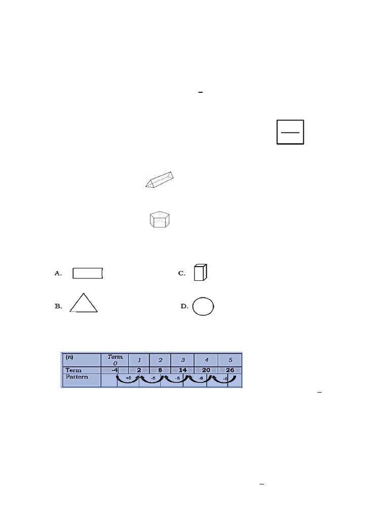 Grade 6 Third Quarter Math Exam | PDF | Area | Teaching Methods & Materials