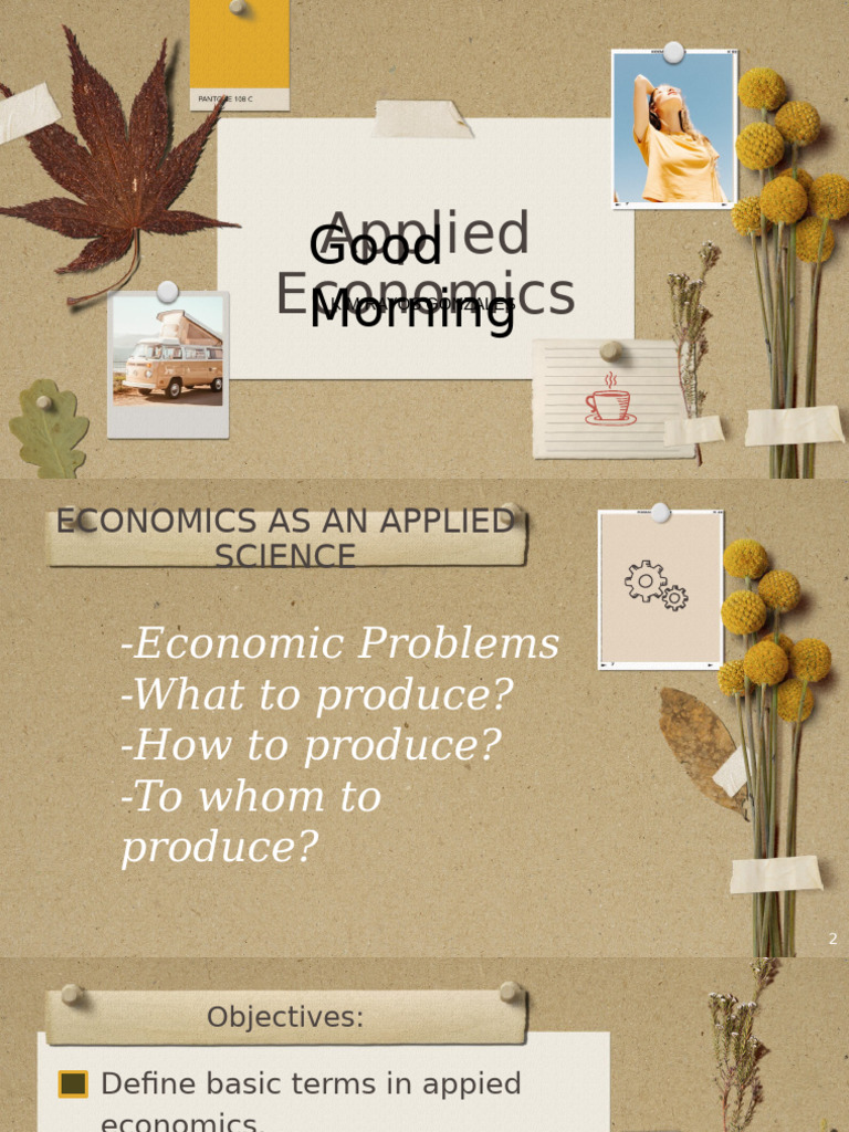 Applied Economics | PDF