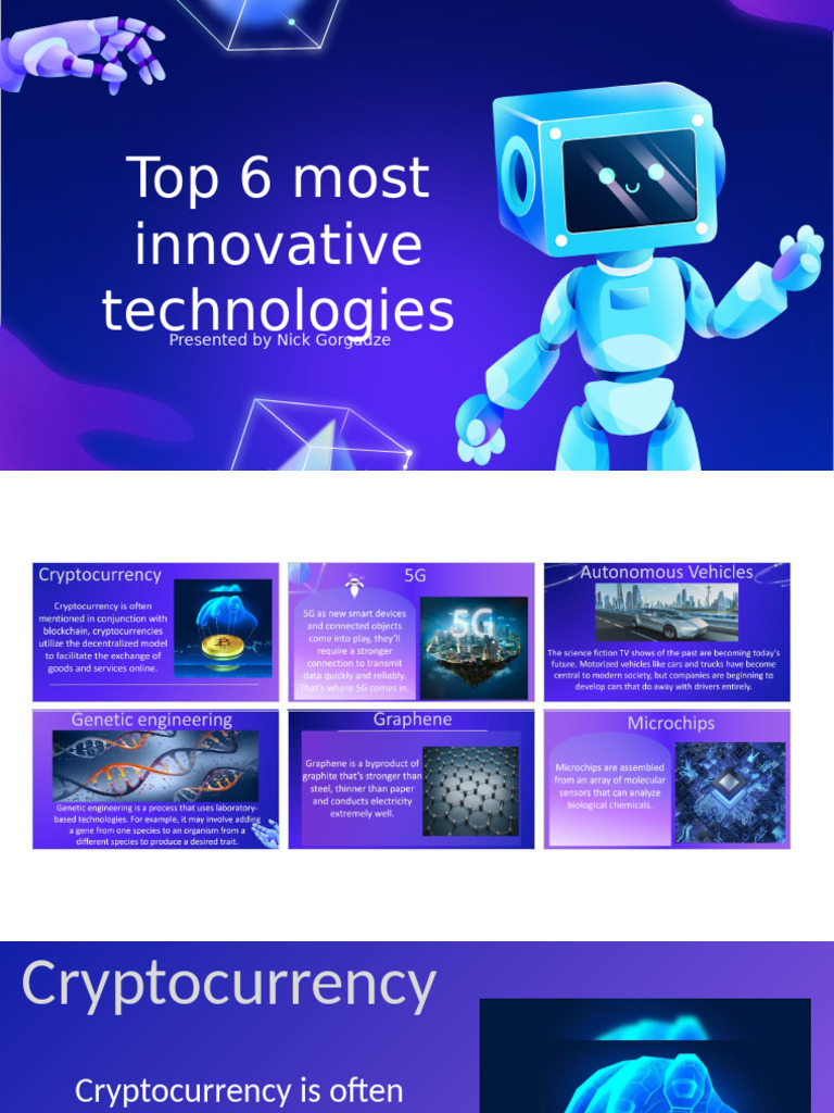 Blue Futuristic Illustrative Artificial Intelligence Project ...