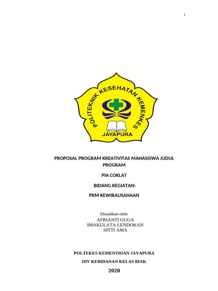 Proposal Wirausaha | PDF