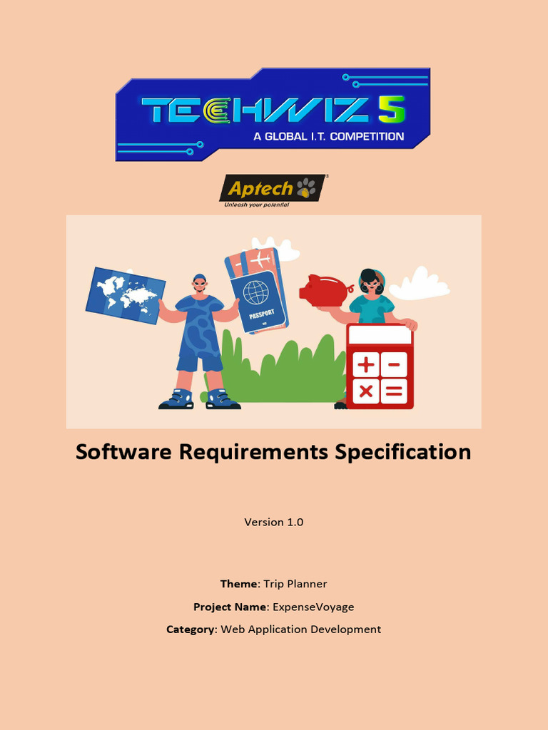 ExpenseVoyage-Web Application Development - SRS | PDF