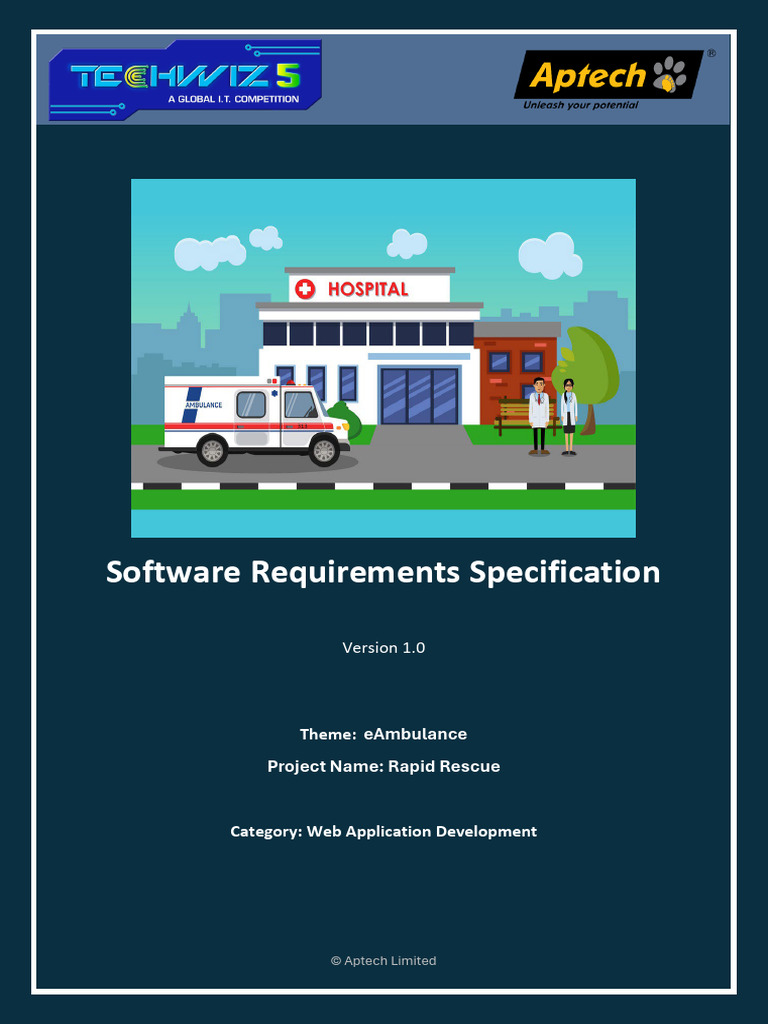 RapidRescue-Web Application Development - SRS | PDF