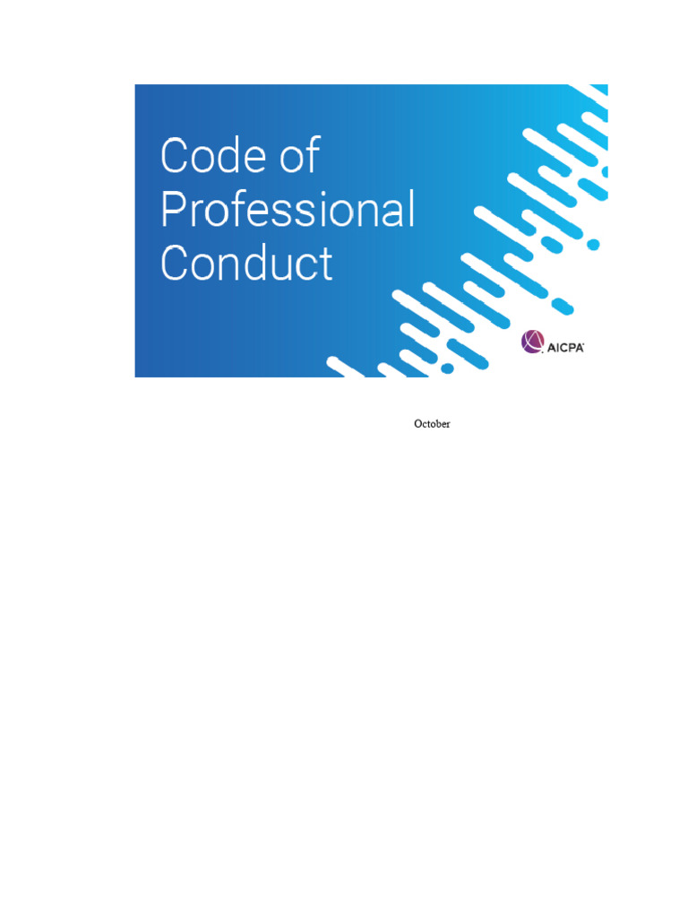 Code of Conduct | PDF | Accounting | Audit